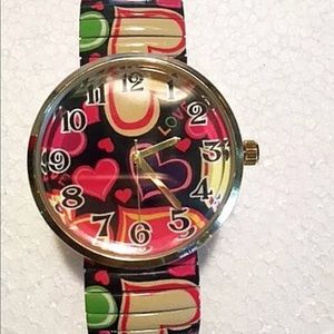 Jewelry | Love Heart Wrist Watch | Poshmark